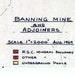 1969 Coal Mine Map of Banning Mine and Adjoiner Mines in Fayette and ...