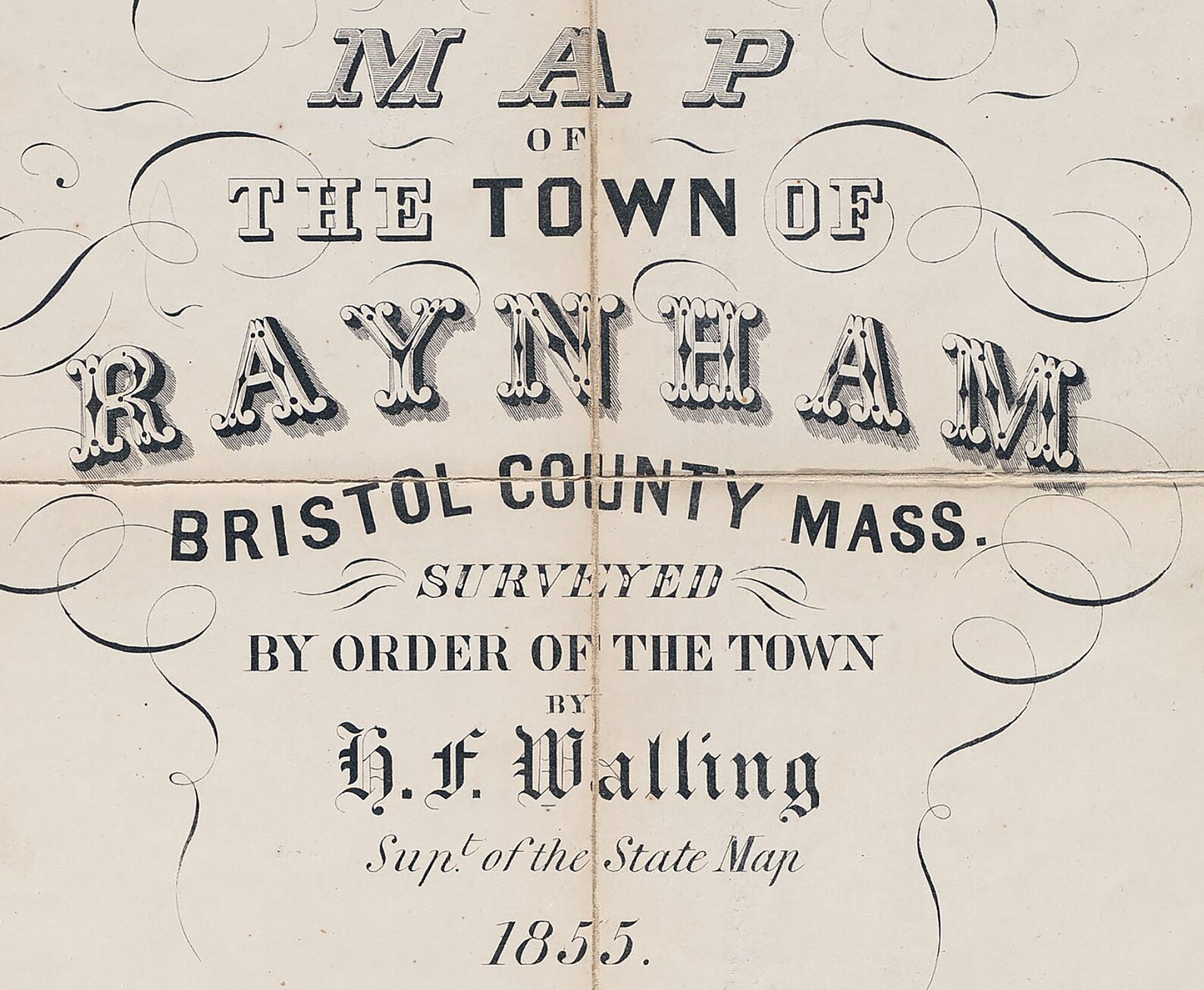 1855 Town Map of Raynham Bristol County Massachusetts - Etsy