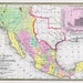 1846 Map of Mexico - Etsy