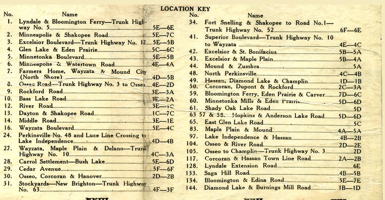 1910 Map of Hennepin County Minnesota - Etsy