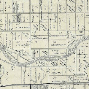 1905 Map of Auglaize Township Paulding County Ohio - Etsy