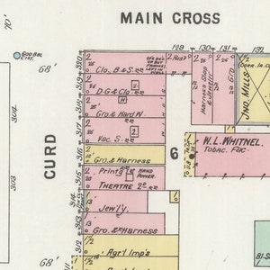 1897 Map of Murray Calloway County Kentucky - Etsy