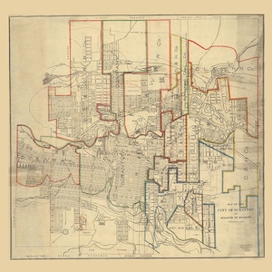 1915 Map of Scranton PA Coal Mines - Etsy