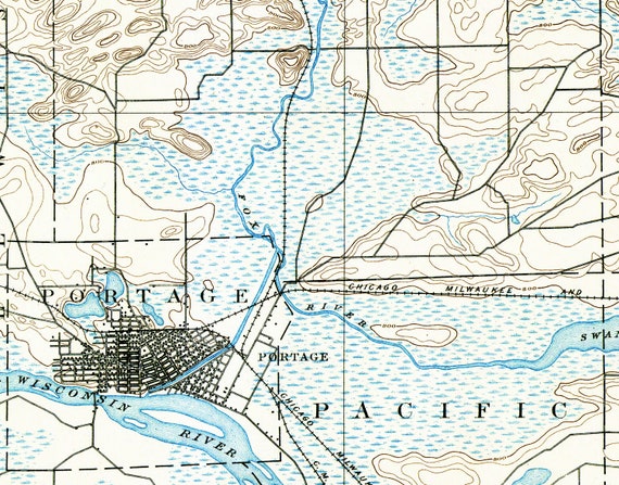 Portage County Wisconsin Plat Map