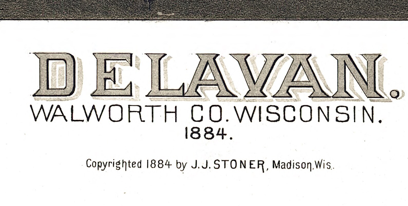 1884 Panoramic Map of Delavan Walworth County Wisconsin Delavan Lake - Etsy