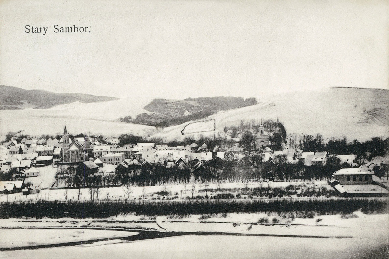 1909 Panorama of Stary Sambor Galicia Austria Hungary | Etsy