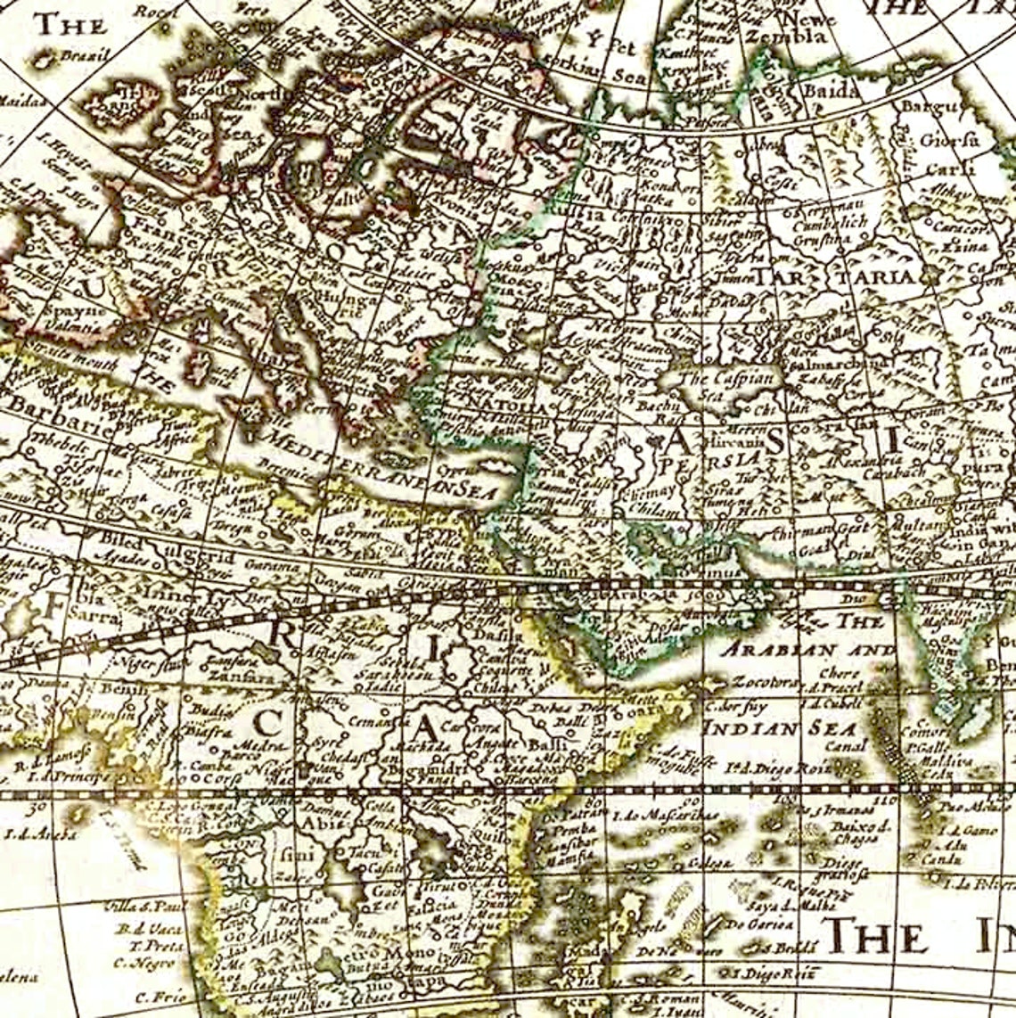 1626 Map of the World - Etsy