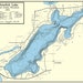 1971 Map of Fence Lake Vilas County Wisconsin - Etsy