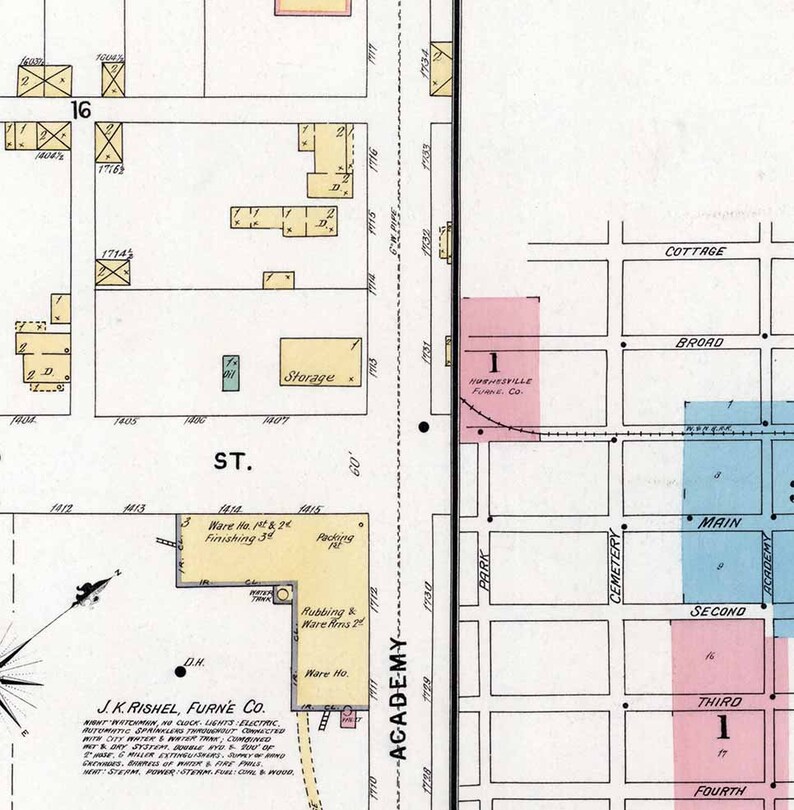 1896 Town Map of Hughesville Lycoming County Pennsylvania - Etsy