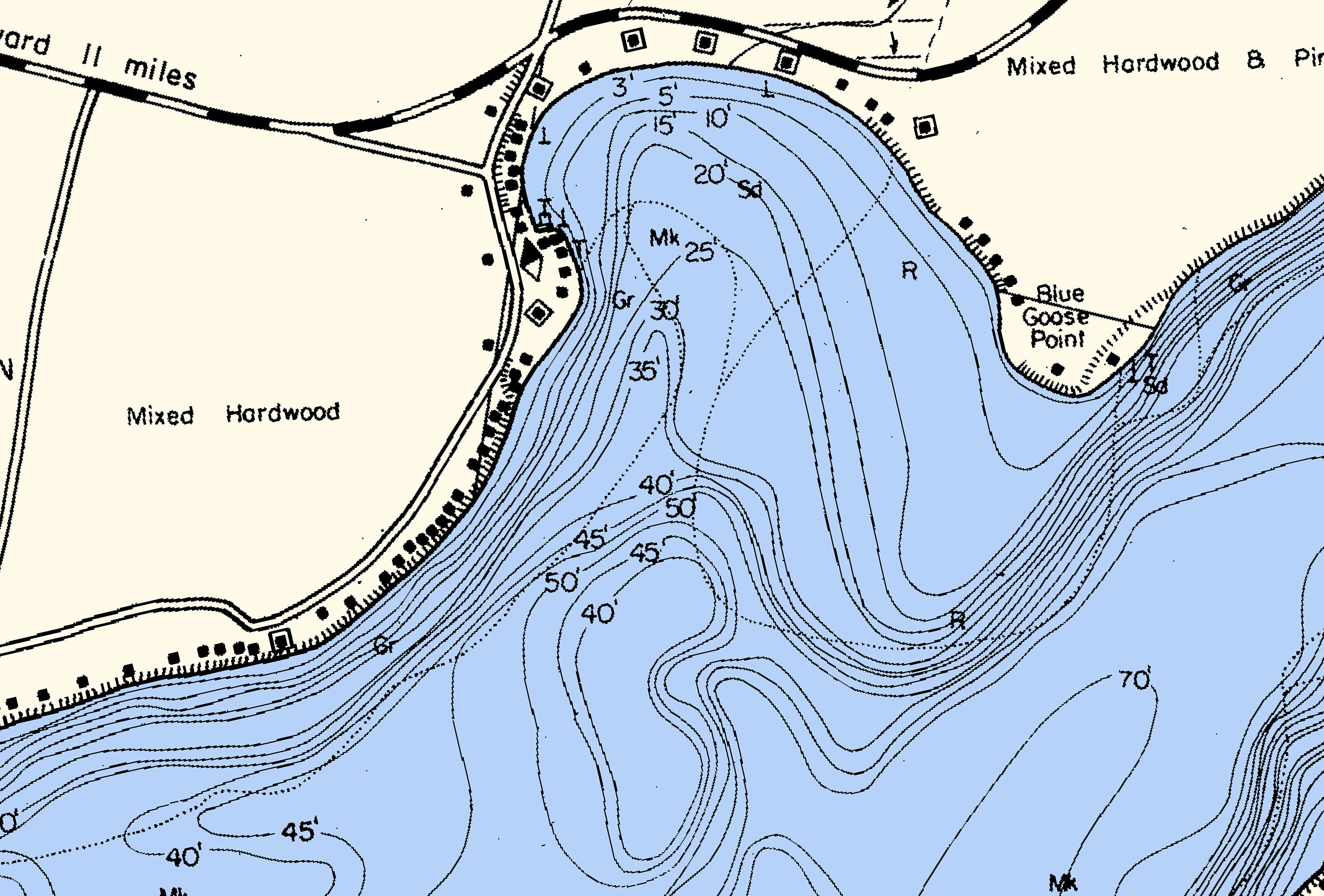 1972 Map of Lac Courte Oreilles Lake Sawyer County Wisconsin - Etsy Canada
