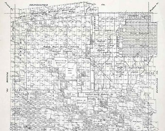 Map of Callahan Tx - Etsy