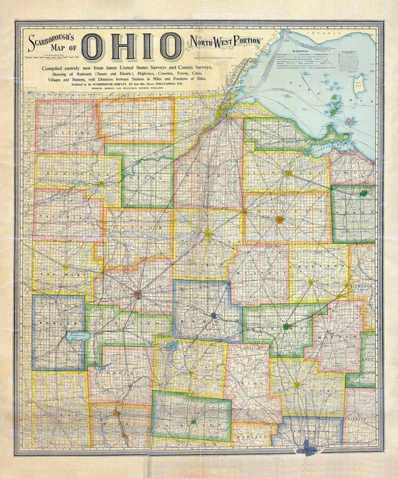 Ohio Map Of Northwest Ohio