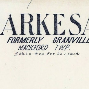 1923 Town Map of Markesan Green Lake County Wisconsin - Etsy