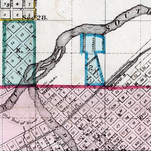 1872 Map of Denver Arapahoe County Colorado - Etsy