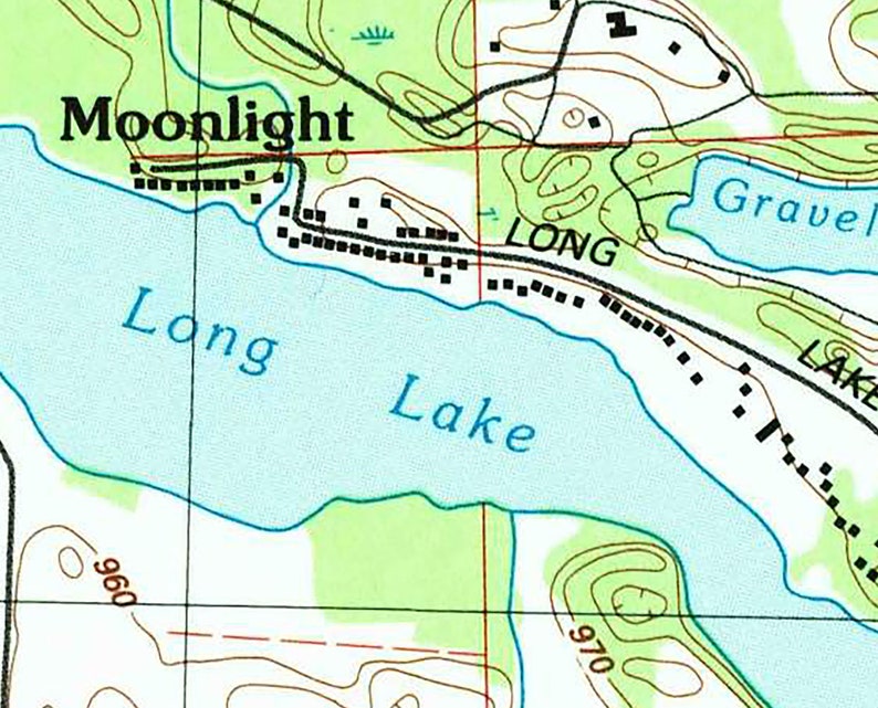 1993 Map of Pleasant Lake and Long Lake Indiana - Etsy