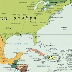 2012 Political Map of the World - Etsy