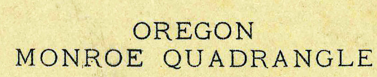 1911 Topo Map of Monroe Oregon Eugene Harrisburg | Etsy