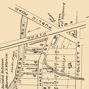 1878 Town Map of North Warren Warren County Pennsylvania - Etsy