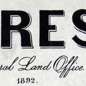 1892 Farm Line Map of Childress County Texas - Etsy