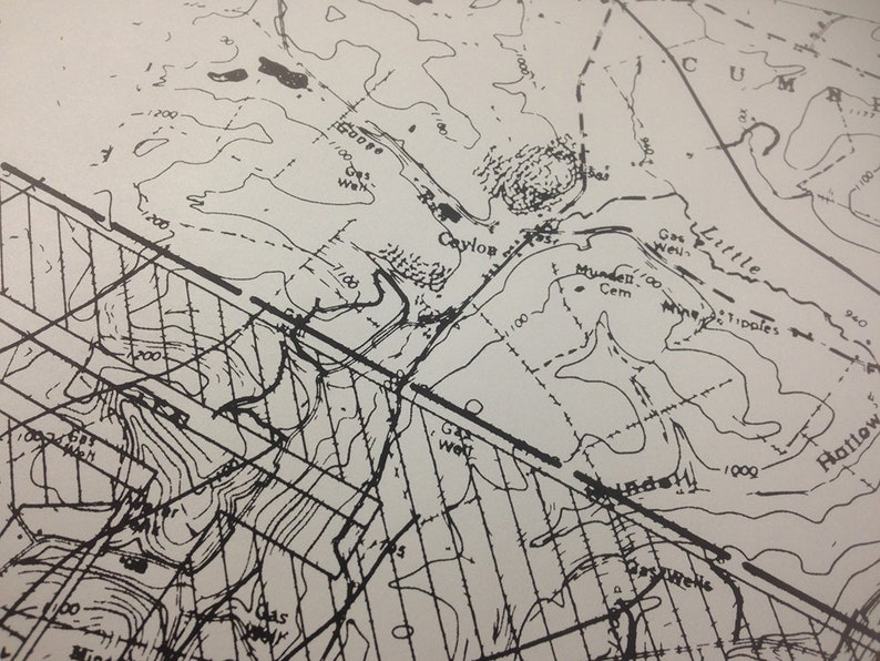 1988 Robena Coal Mine General Plan Map Reproduction Greene - Etsy