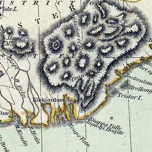 1813 Map of Iceland - Etsy