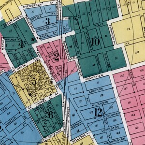 1923 Town Map of Pitman New Jersey - Etsy