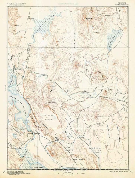 Klamath County Location Map Oregon Emapsworldcom