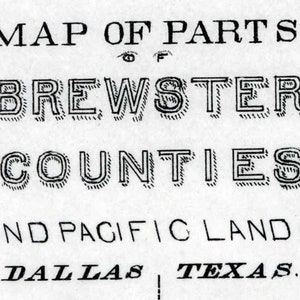 1898 Farm Line Map of Presidio Brewster & Foley Counties Texas - Etsy