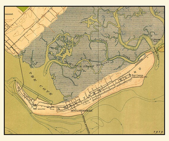 Sullivans Island South Carolina Map