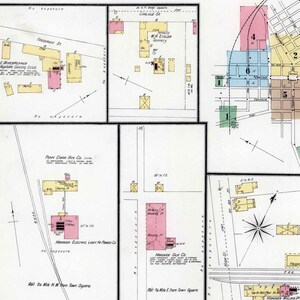 1896 Town Map of Hanover York County Pennsylvania - Etsy