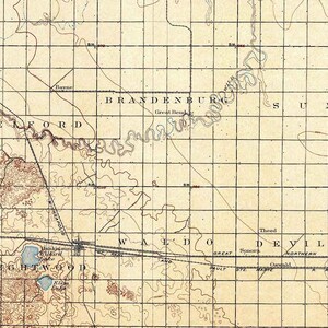 1904 Topo Map of Wahpeton North Dakota - Etsy
