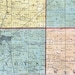 1860 Farm Line Map of Auglaize County Ohio Wapakoneta Minster - Etsy