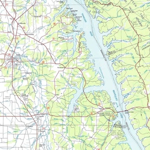 1986 Topo Map of Murray Kentucky Tennessee Mayfield Fulton - Etsy