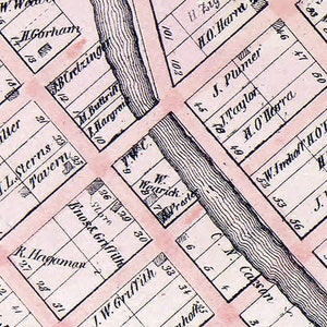 1861 Town Map of Perrysville Ashland County Ohio - Etsy