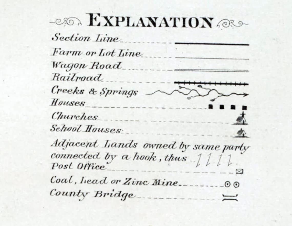 1898 Map of Le Sueur County Minnesota - Etsy