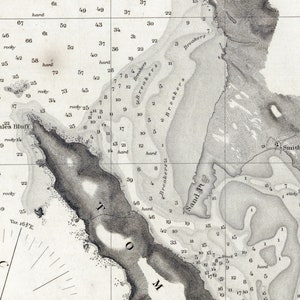 1878 Nautical Chart of Tomales Bay California - Etsy