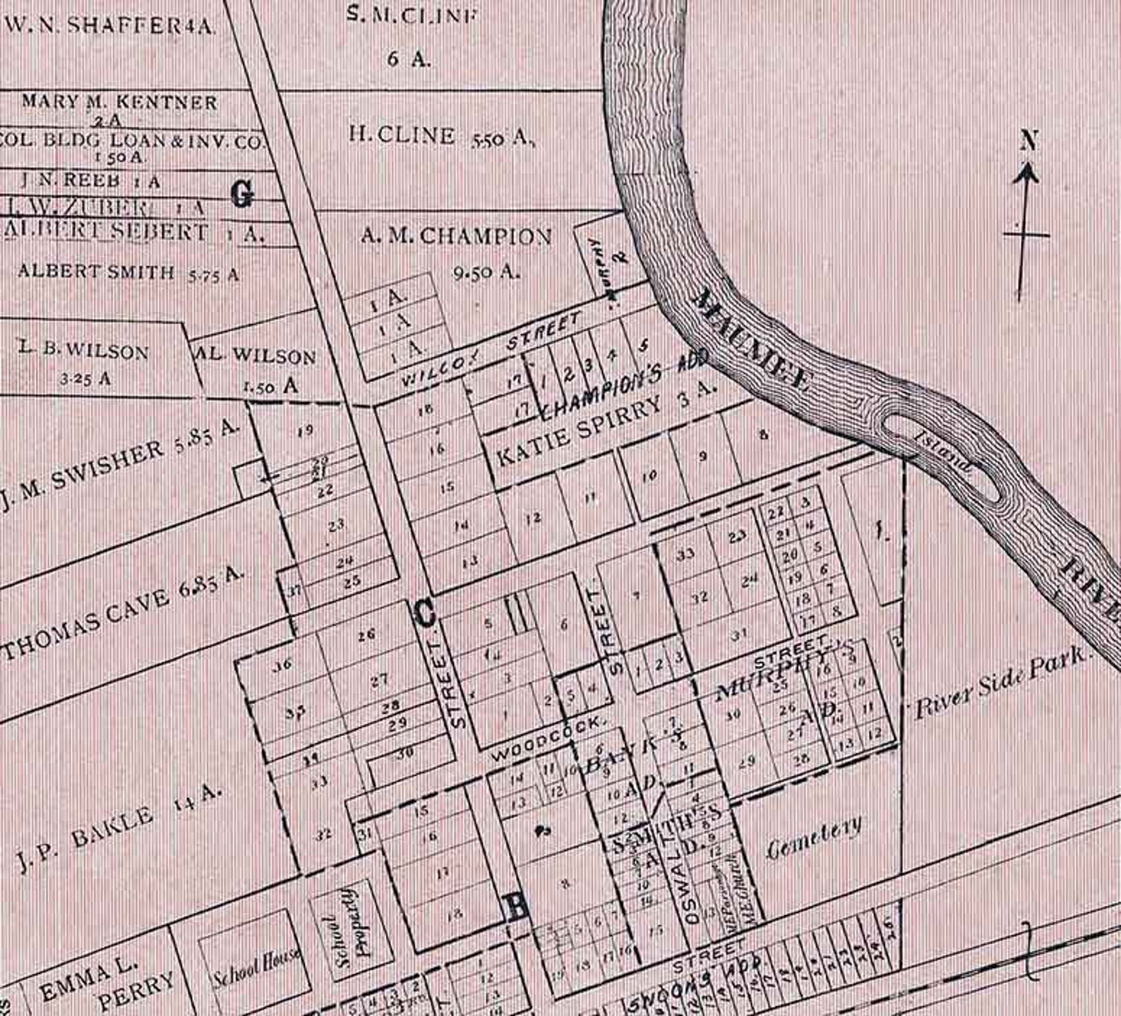 1905 Map of Antwerp Paulding County Ohio - Etsy