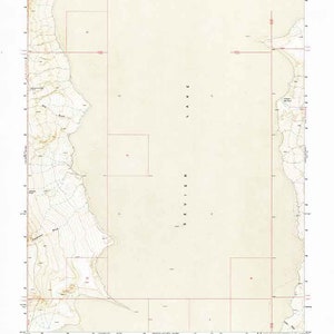 1972 Topo Map of Sevier Lake SW UT Quadrangle - Etsy