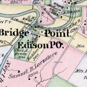 1891 Map of Doylestown Township Bucks County Pennsylvania - Etsy