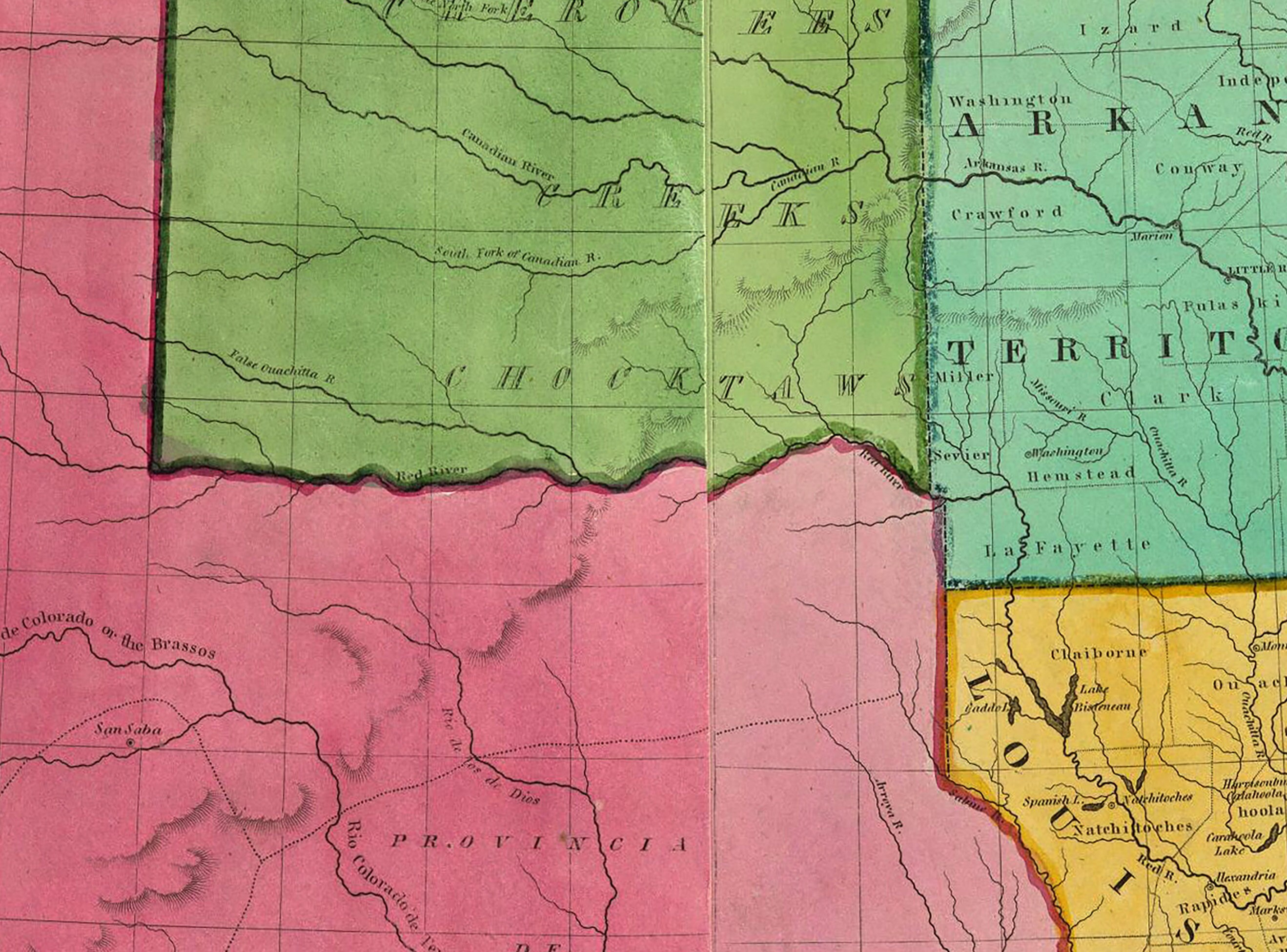1835 Map of the United States America - Etsy