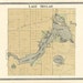 1907 Map of Lake Beulah Crooked Lake Walworth County Wisconsin - Etsy
