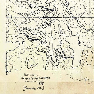 1931 Topo Map of Baird Texas Callahan County - Etsy