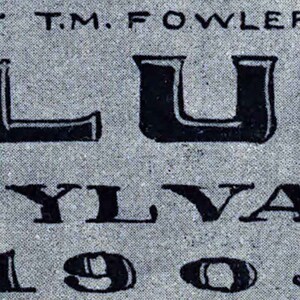 1905 Panoramic Map of Confluence Pennsylvania - Etsy