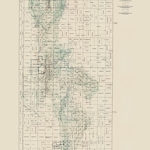 1917 Map of the Cushing Oil Field Oklahoma - Etsy