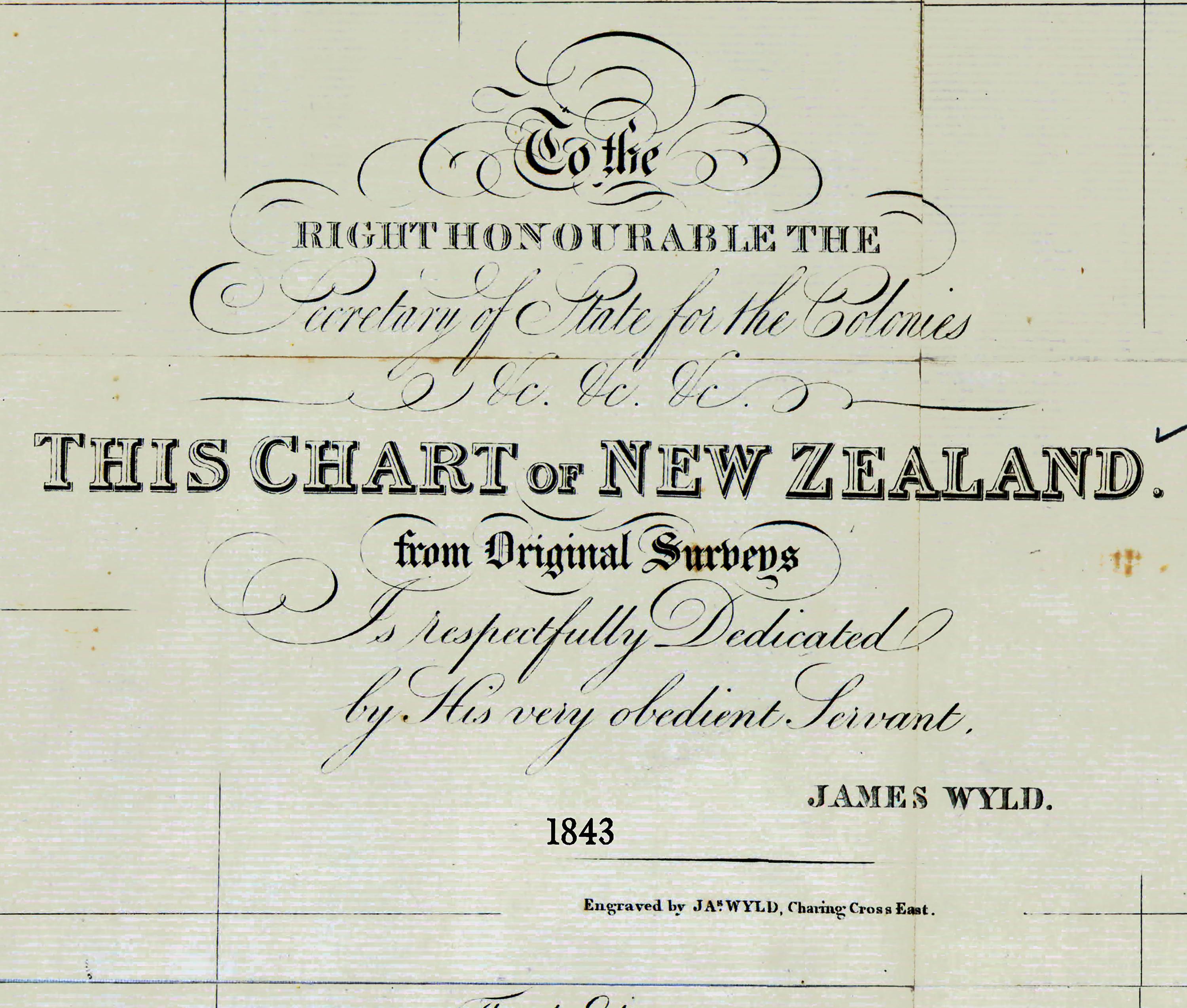 1843 Map of New Zealand - Etsy