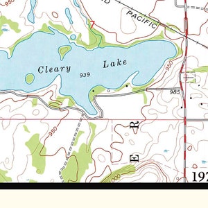 1974 Map of Prior Lake Minnesota - Etsy