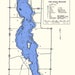 1963 Map of Bone Lake Polk County Wisconsin - Etsy