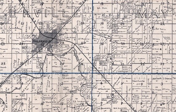 Taylorville Il Map