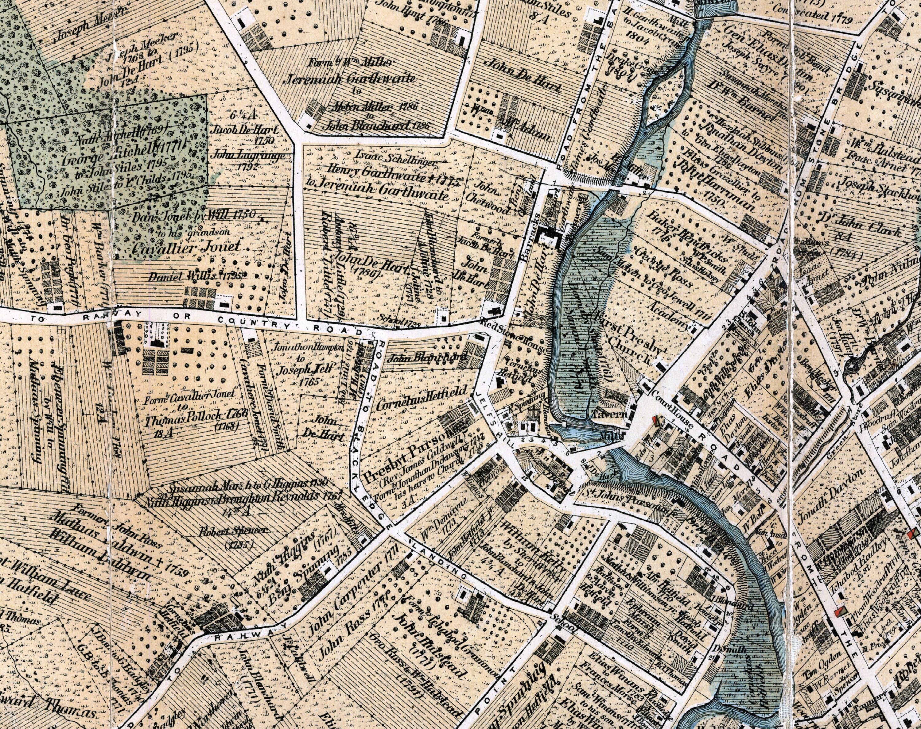 1879 Map of Elizabeth Town New Jersey - Etsy