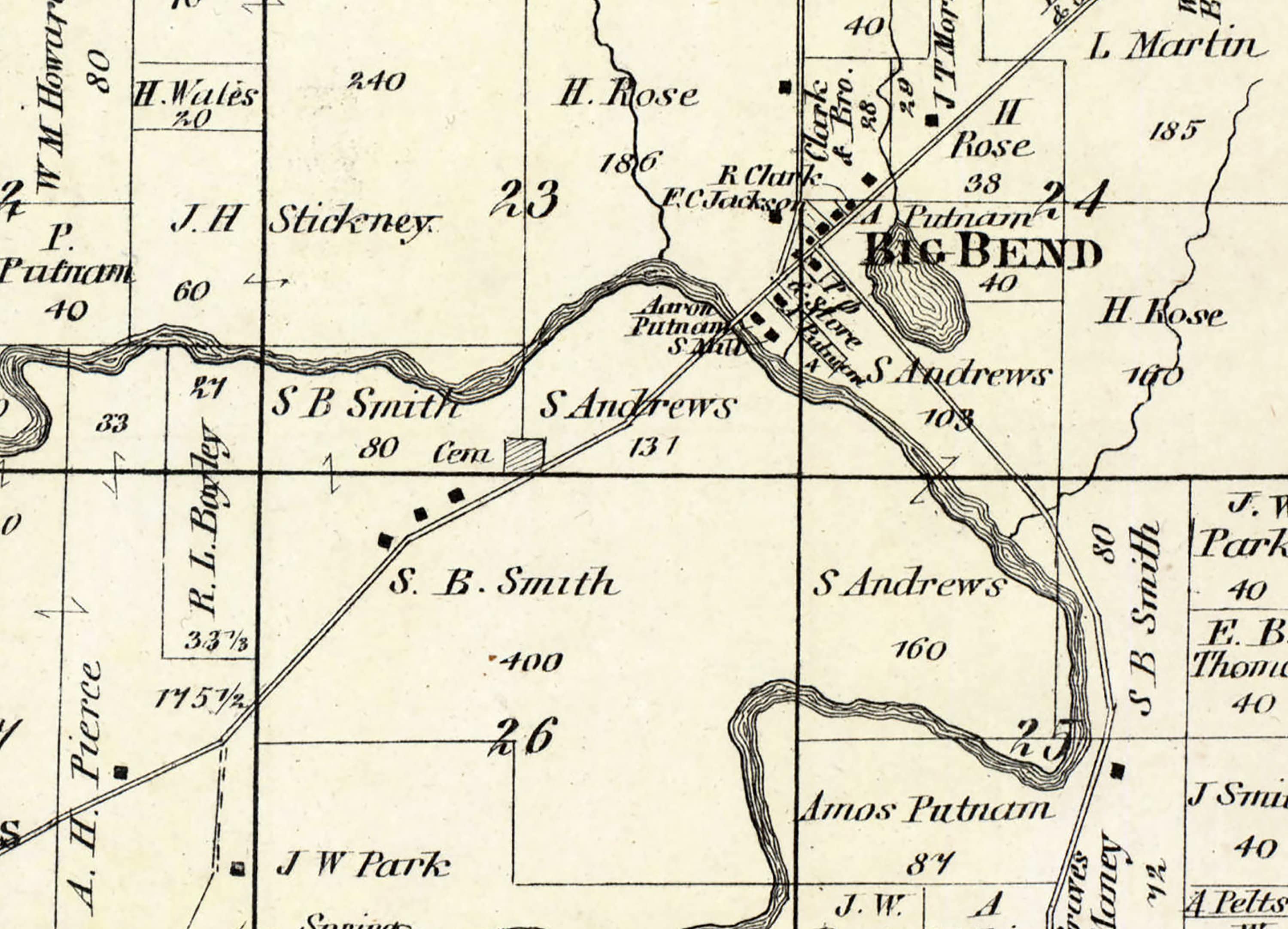 1873 Map of Mukwonago and Vernon Township Waukesha County Wisconsin - Etsy